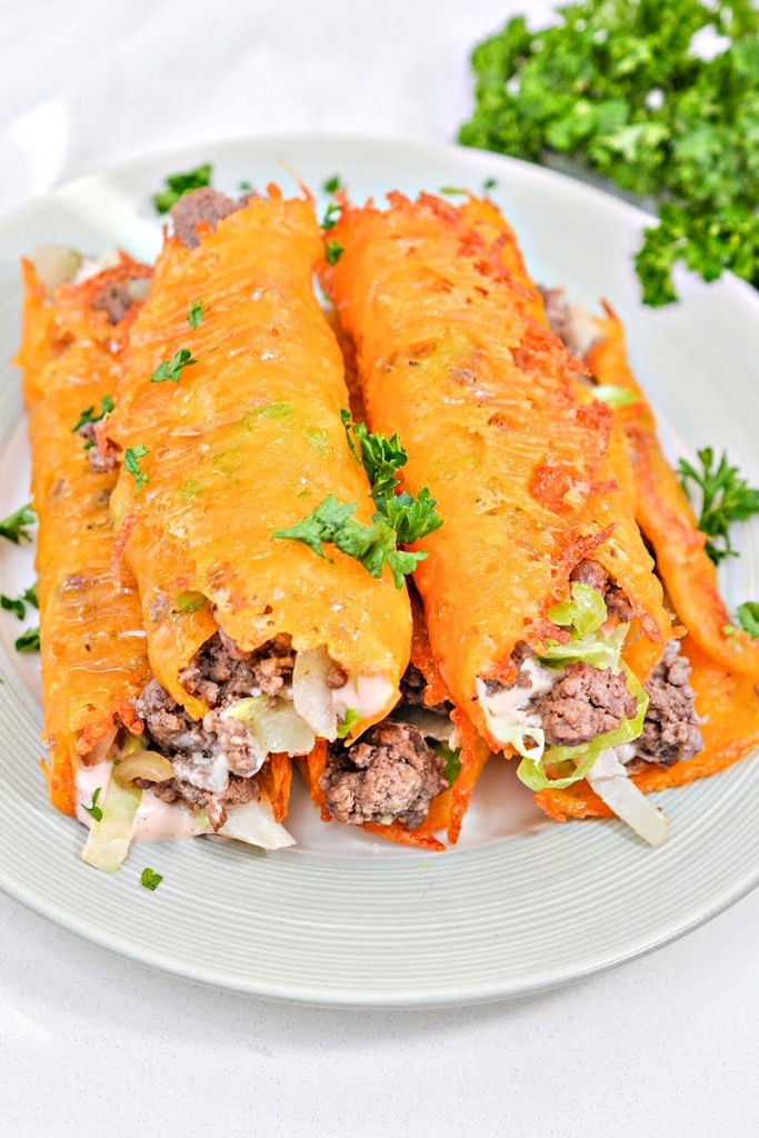 Keto Big Mac Roll-Ups - Only 2 Net Carbs Per Serving