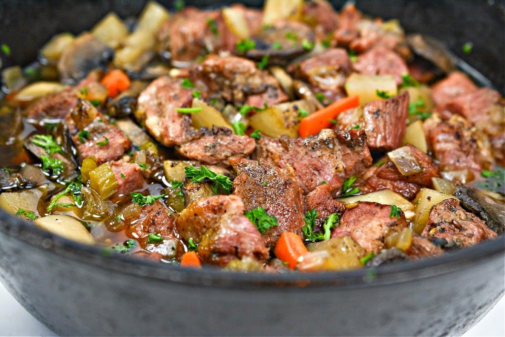 Low-Carb Irish Pork Stew - Easy Hearty Recipe
